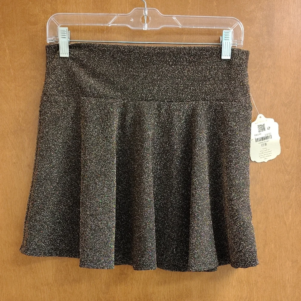Altar'd State | Skirts | Altard State Gold And Black Mini Skirt | Poshmark